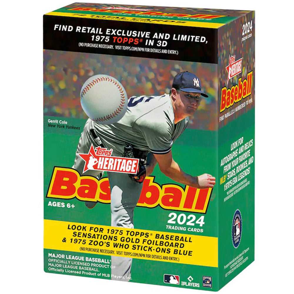 2024 Topps Heritage Baseball Blaster Box – Lake Hartwell Collectibles